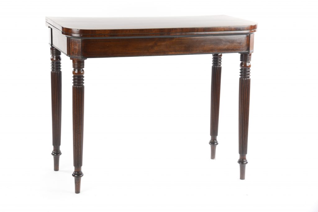 George III Gillows Mahogany Card Table – Olive Mount Antiques