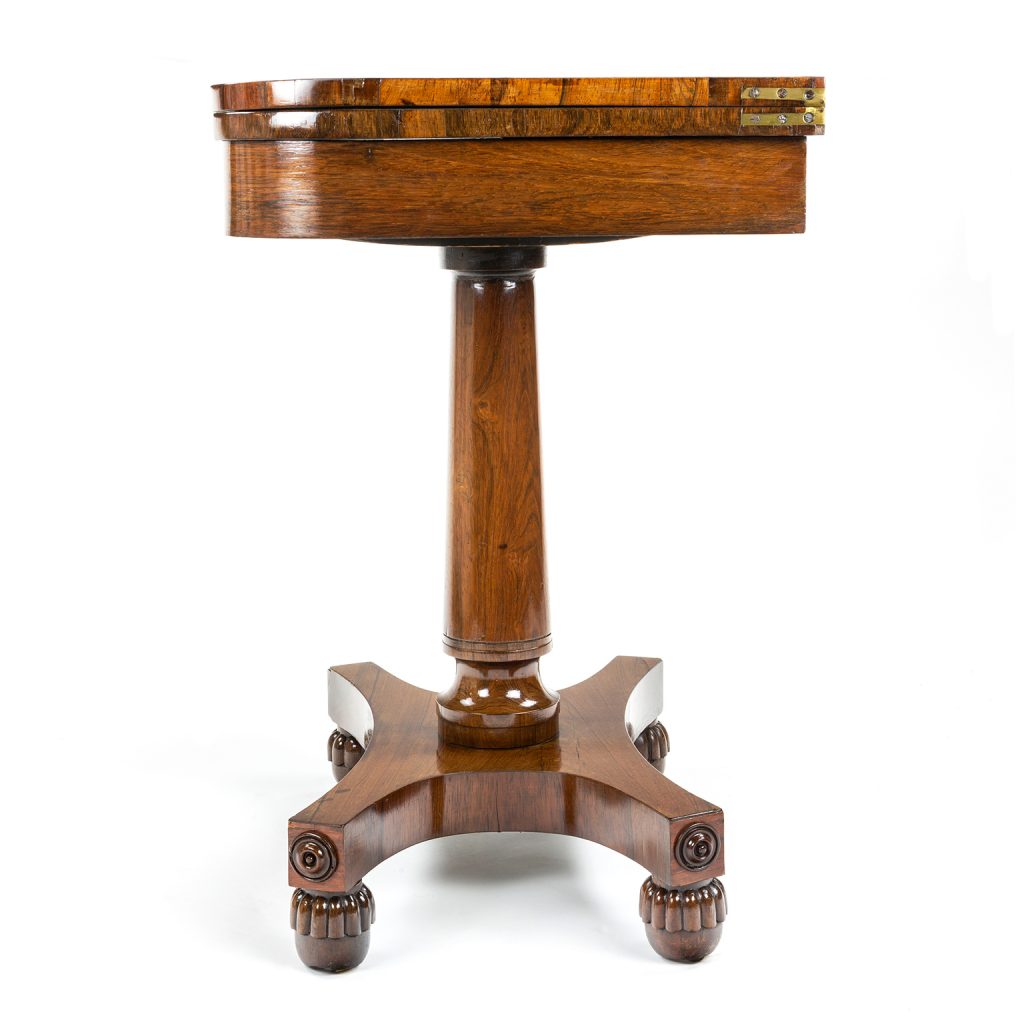 Gillows Regency rosewood card table