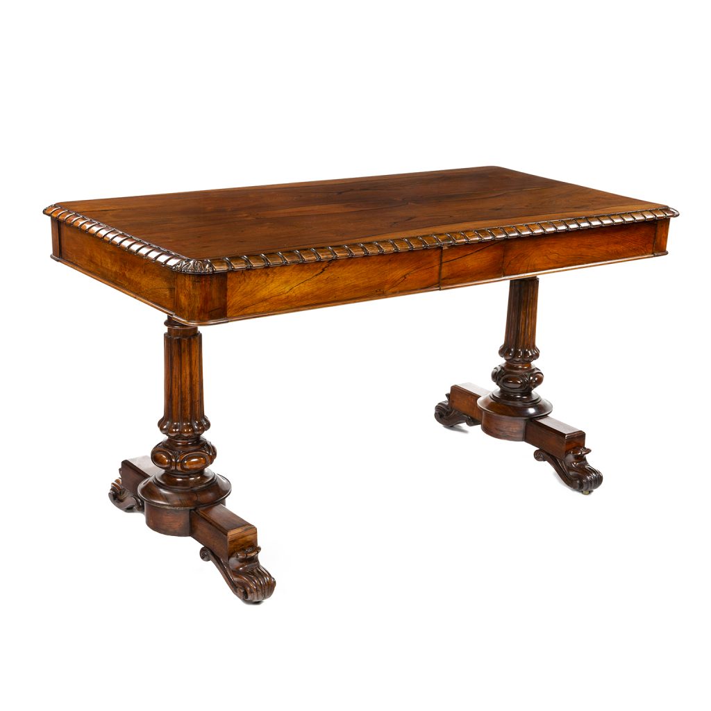 Antique Library Table